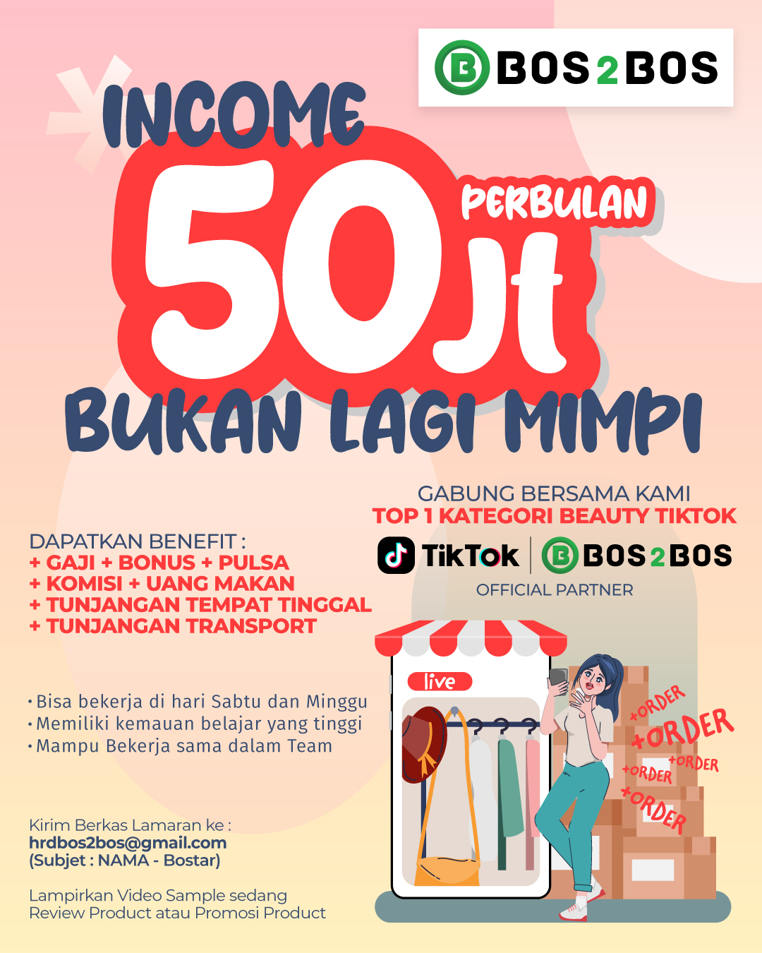 Rekrutmen - Website Resmi BOS2BOS Indonesia